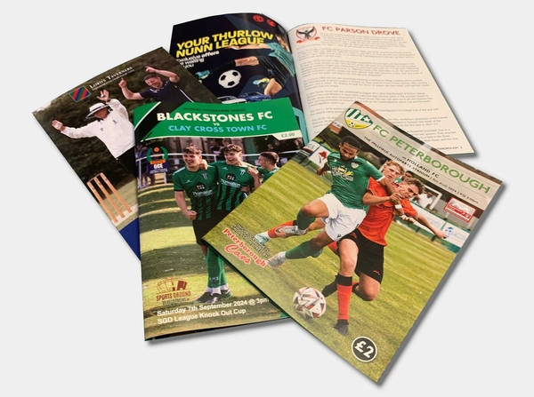 A5 Matchday Programmes | Peterborough Print